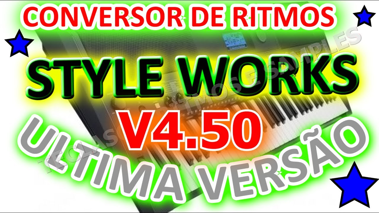 Como converter ritmos no style works XT VERSÃO 4.5 - YouTube