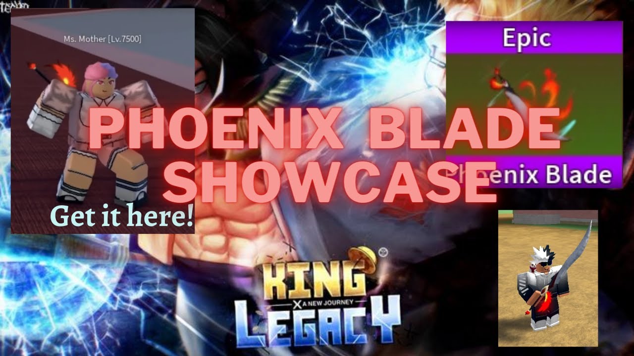 Phoenix Blade Showcase | Phoenix Blade | King Legacy | King Piece - YouTube