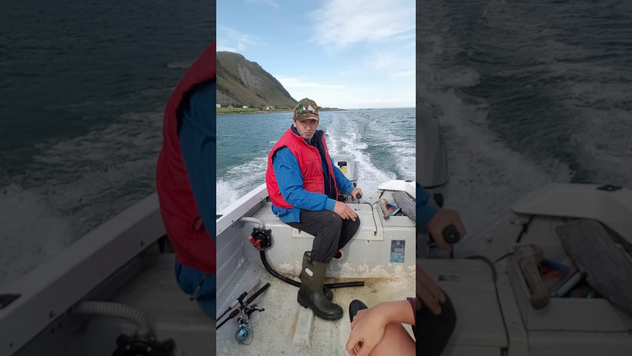 Naomi fishing in Lofoten Norway - YouTube