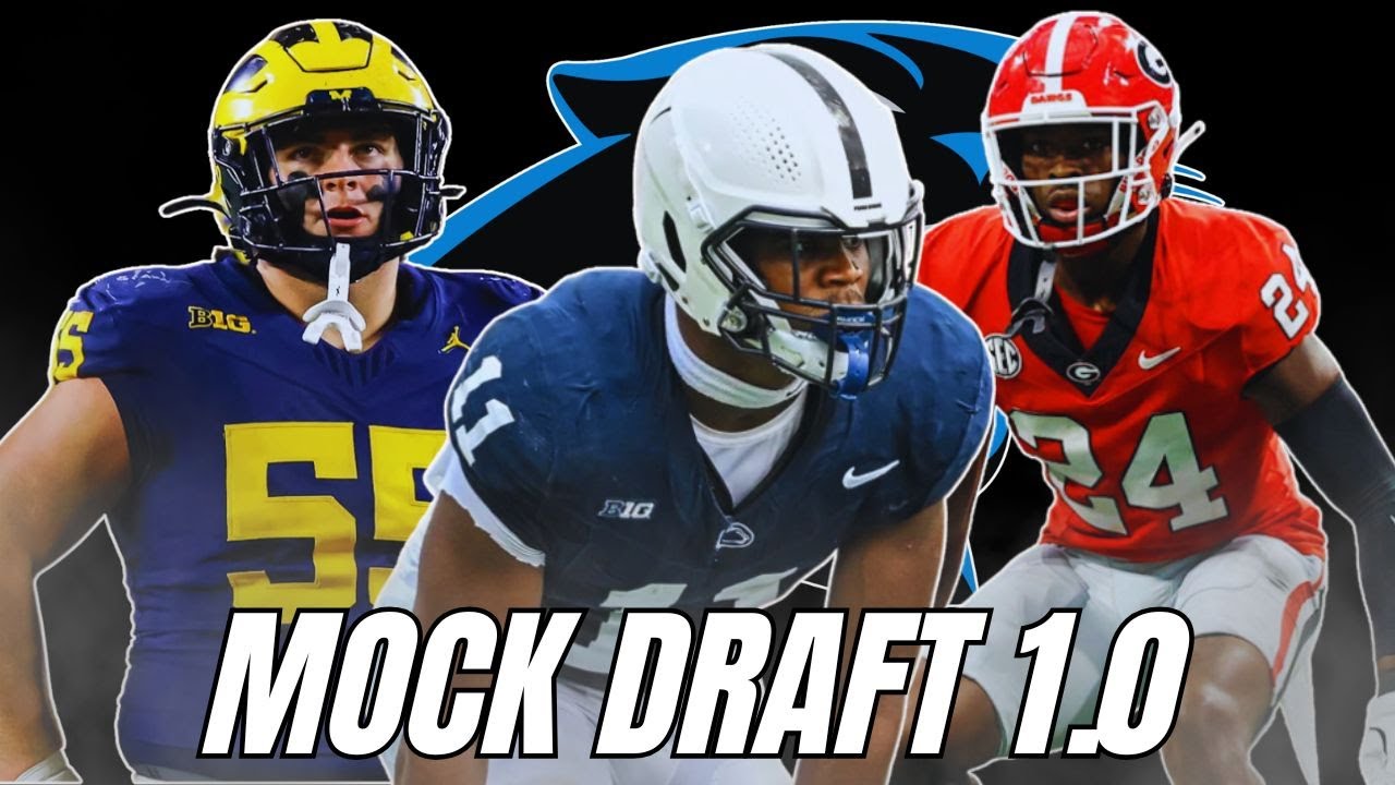 Carolina Panthers: Mock Draft 1.0 | FULL BREAKDOWN - YouTube
