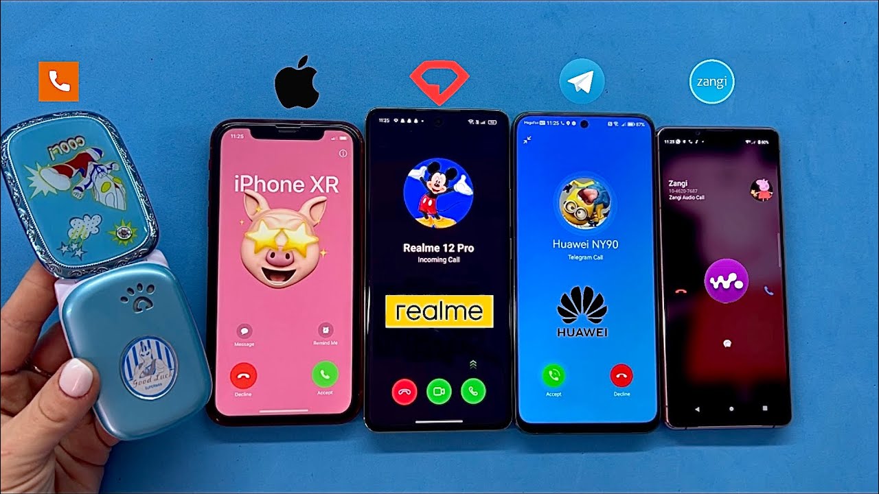 Zangi, Telegram, Gem Space / Incoming & Outgoing call IPhone XR, China ...