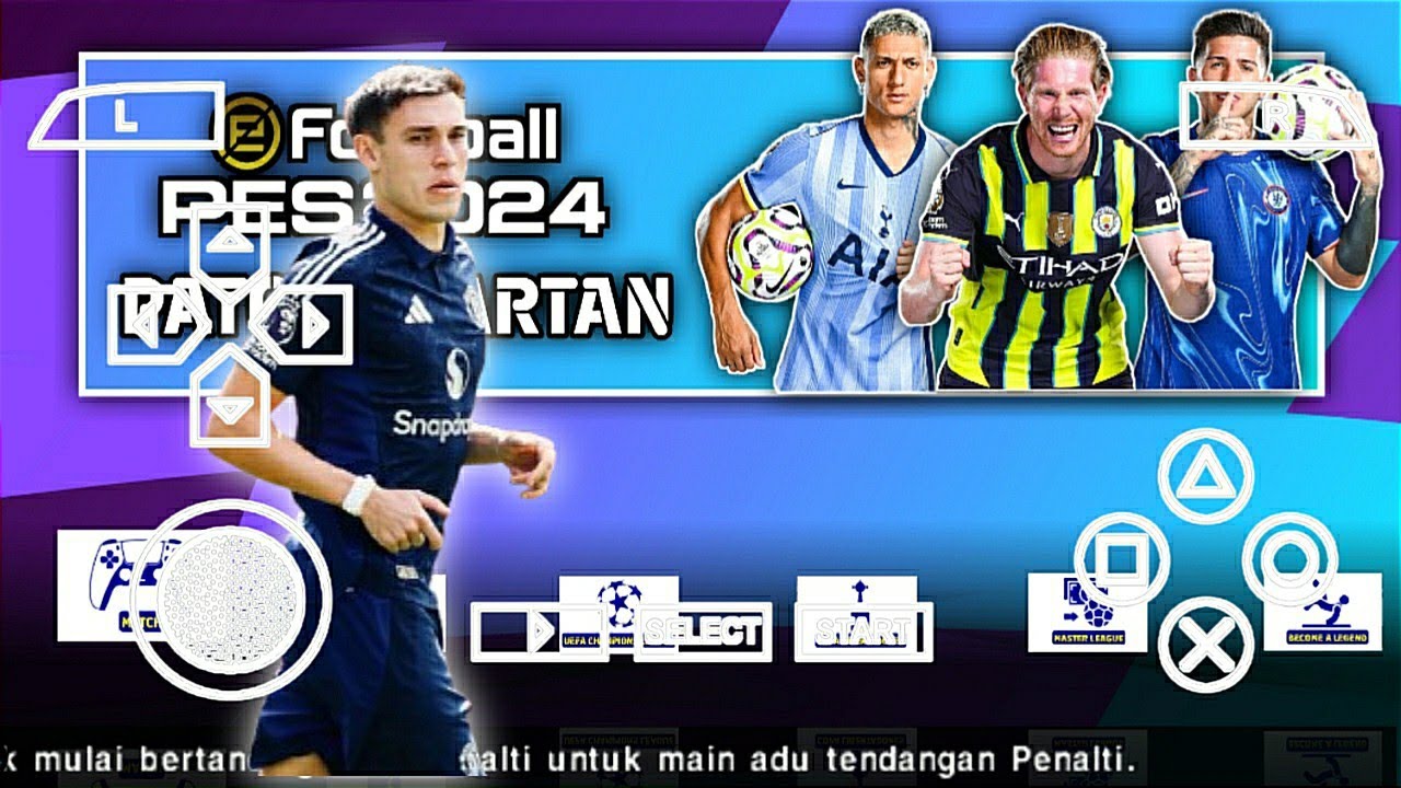 eFootball PES 2025 PPSSPP Patch FC 25 Update Transfer & New Kits Camera ...