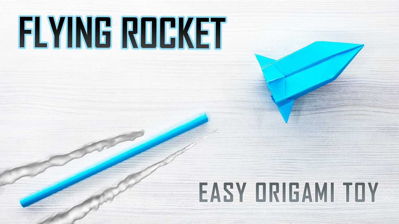 How to Make a FLYING ROCKET in 10 Minutes! - YouTube