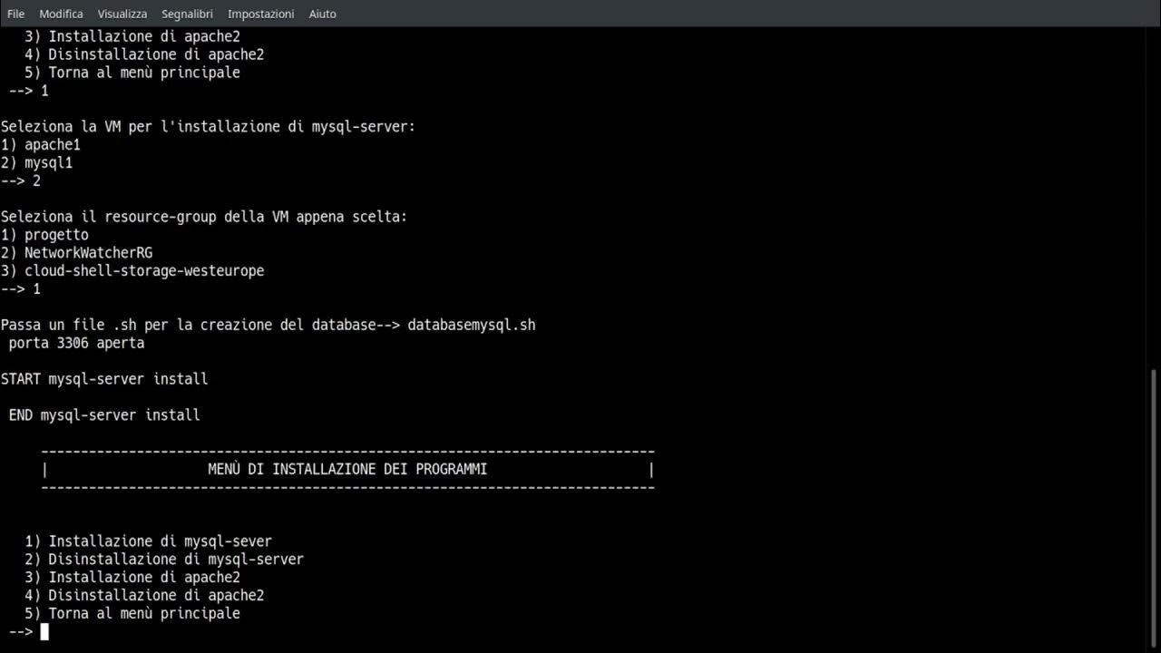 Come installare servizi come apache, php e mysql usando uno script Azure - YouTube