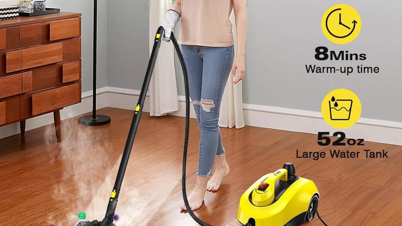 TVD Steam Cleaner, Heavy Duty Canister Steamer with 28 Accessories ...