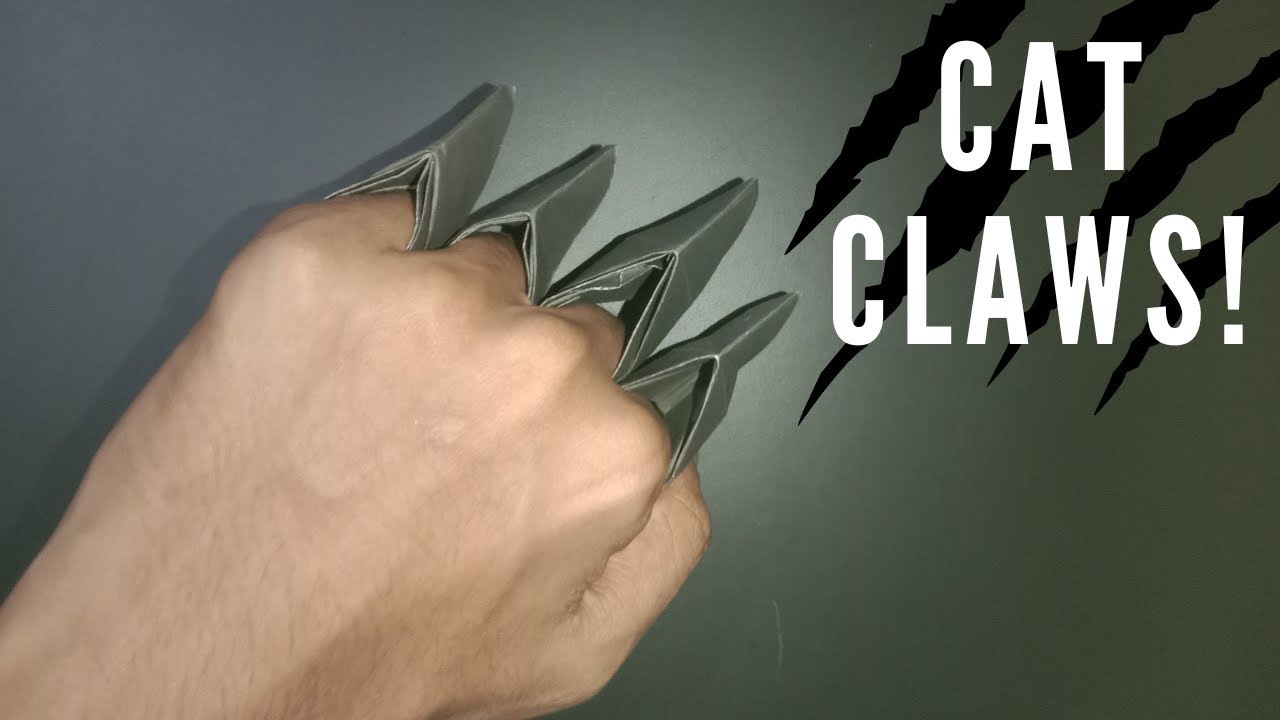 How to make an origami Cat's Claws #origami #crafts #diy #craftideas # ...