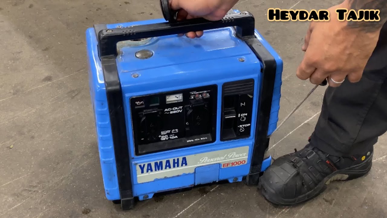 the yamaha generator!The engine does not start! watch video we fix it ...