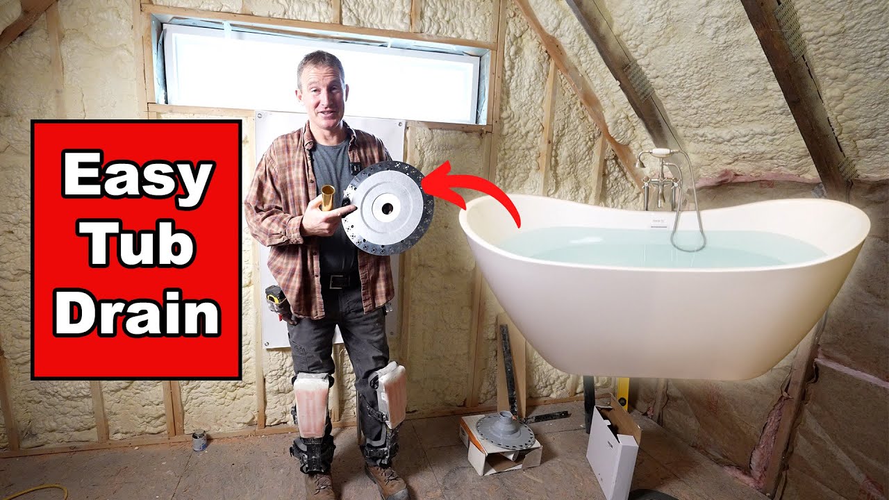 Free Standing Tub Install Made Easy - YouTube