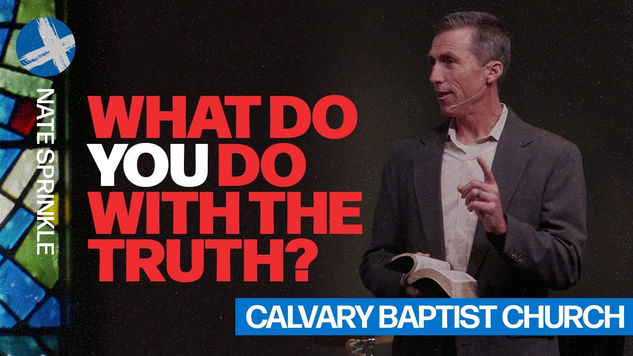 What Do You Do With The Truth? | Bring It Home - Part 10 - Nate ...