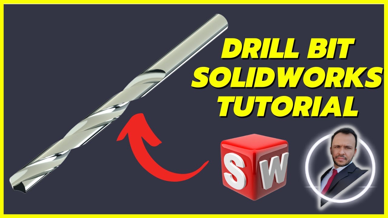 Drill Bit - SolidWorks Tutorials - Step by Step - YouTube