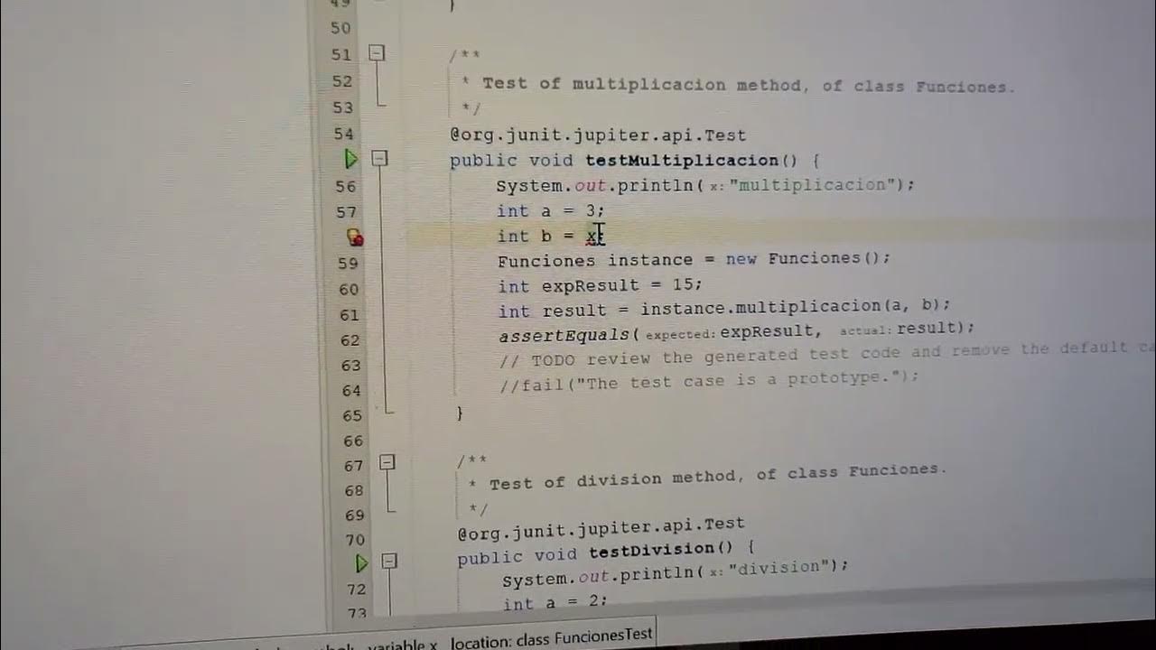 Prueba Unitaria 1 - YouTube