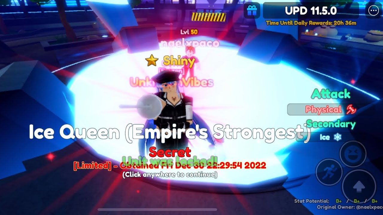 Anime Adventures trade for shiny esdeath W or L - YouTube