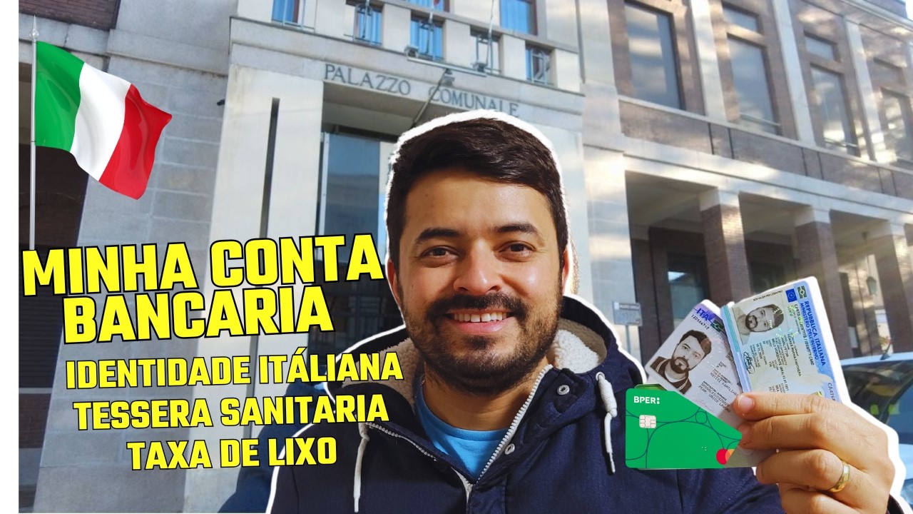 ABRI MINHA CONTA NO BANCO ITALIANO, SAIBA COMO FOI! - YouTube