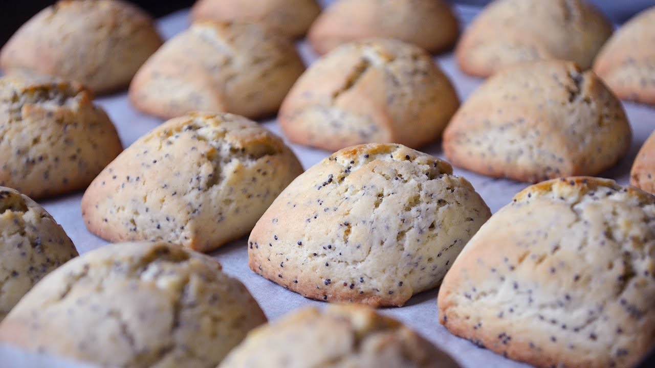 Quick and very tasty cookies with poppy seeds! - YouTube