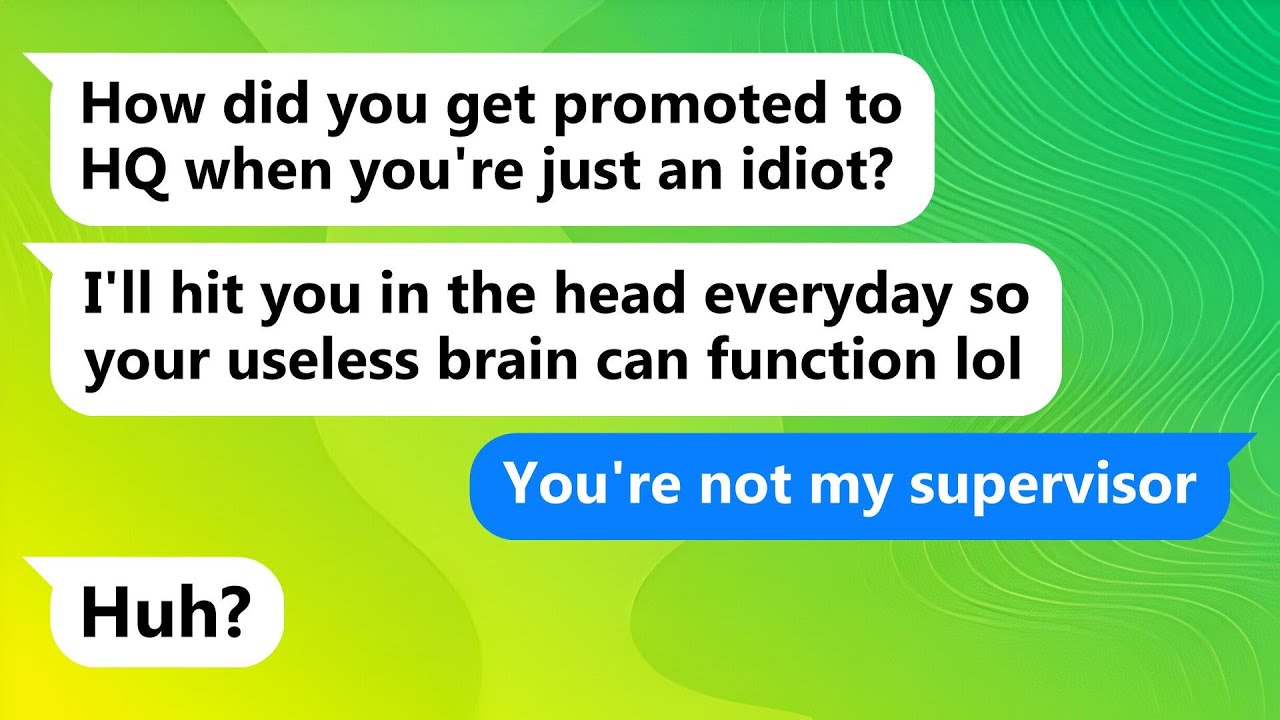 Due to my lack of a high school diploma, my new supervisor thinks it's ...
