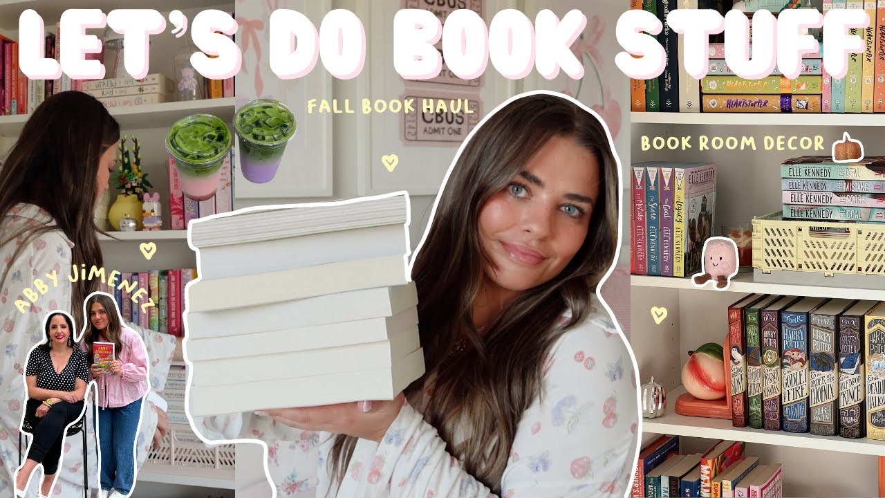 let's do book stuff!! 📖🍂 *fall book shopping, book signing & decorating ...