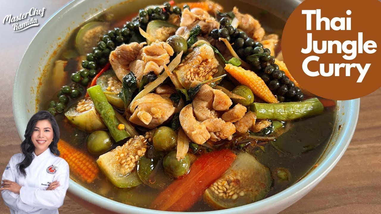 Thai Jungle Curry /Gaeng Pa /Hot Thai Curry - YouTube