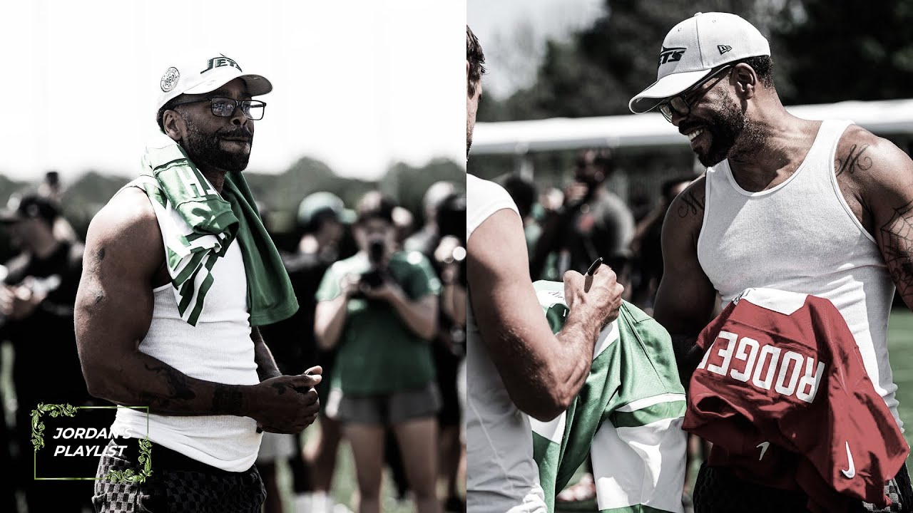METHOD MAN PULLS UP TO NEW YORK JETS TRAINING CAMP (HD) Signed Jersey ...
