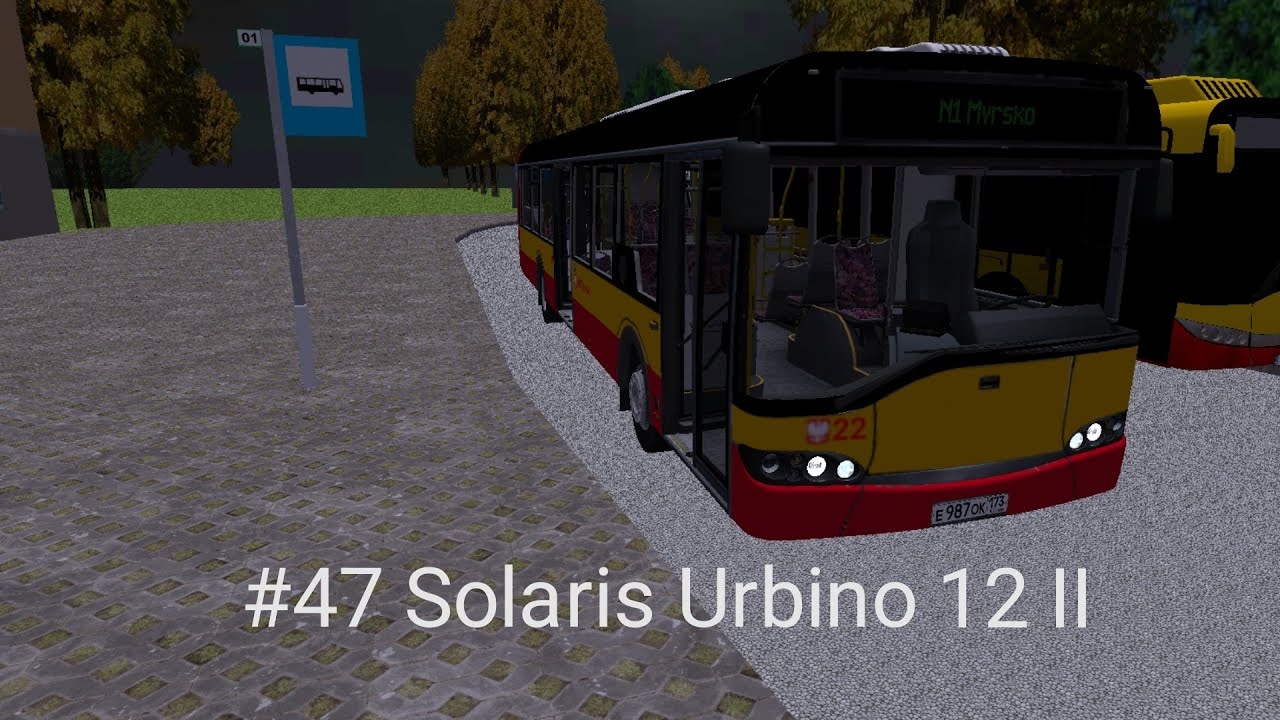 Proton bus simulator-#47 Solaris Urbino 12 II, Żerniki linia N1 - YouTube