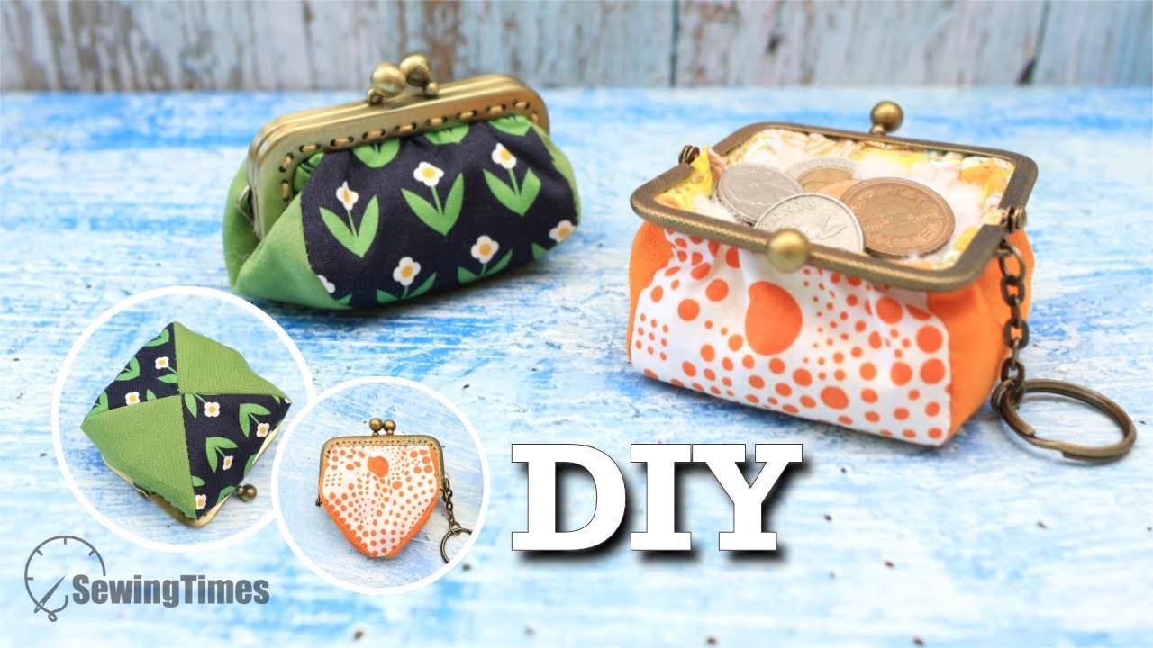 DIY SQUARE COIN PURSE Easy Gifts Idea Open Wide Clasp Frame Coin DIY SQUARE COIN PURSE Easy Gifts Idea Open Wide Clasp Frame Coin