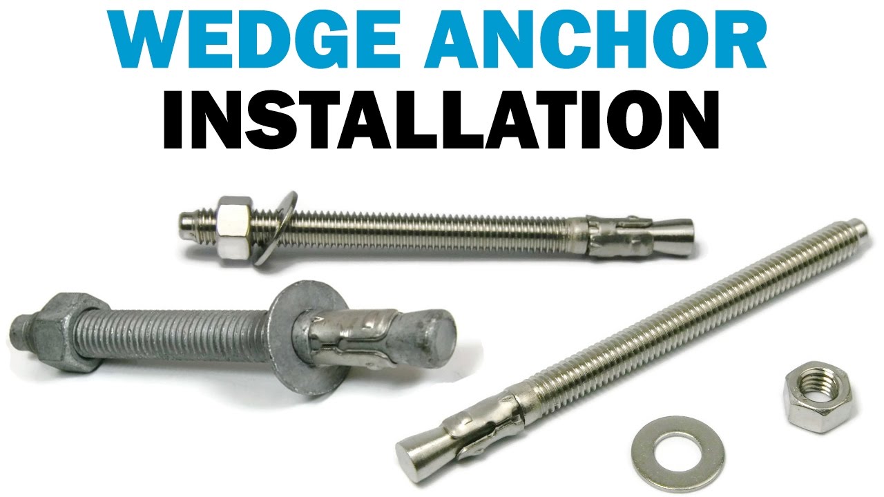 Wedge Anchor Decking Post Base Installation Fasteners 101 YouTube
