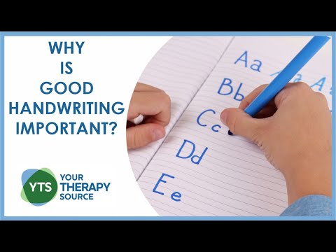 Why is Good Handwriting Important? - YouTube