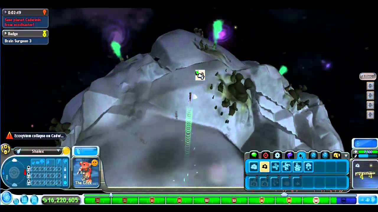 Spore: How to Destroy A Grox Colony - YouTube
