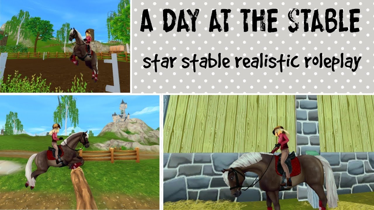 A day at the stable - { star stable realistic roleplay } - YouTube