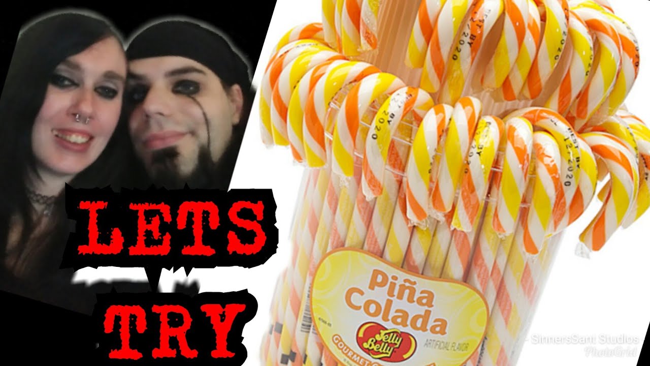 Let's try pina colada candy canes | SinnerSaint Studios - YouTube