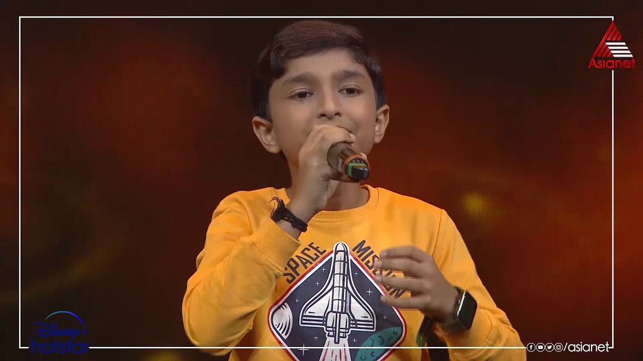 #SSJ3 തളിരിട്ട കിനാക്കൾ റൗണ്ടിൽ മനോഹര ഗാനവുമായി സാഥ്വിക് - YouTube