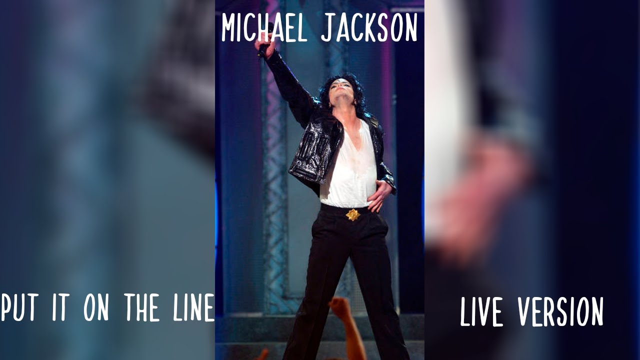 Michael Jackson - Put It On The Line - Live Version - YouTube