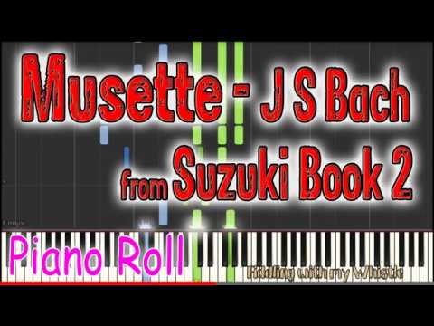 Musette - J S Bach - Suzuki Book 2 - Play Along Piano Accompaniment ...