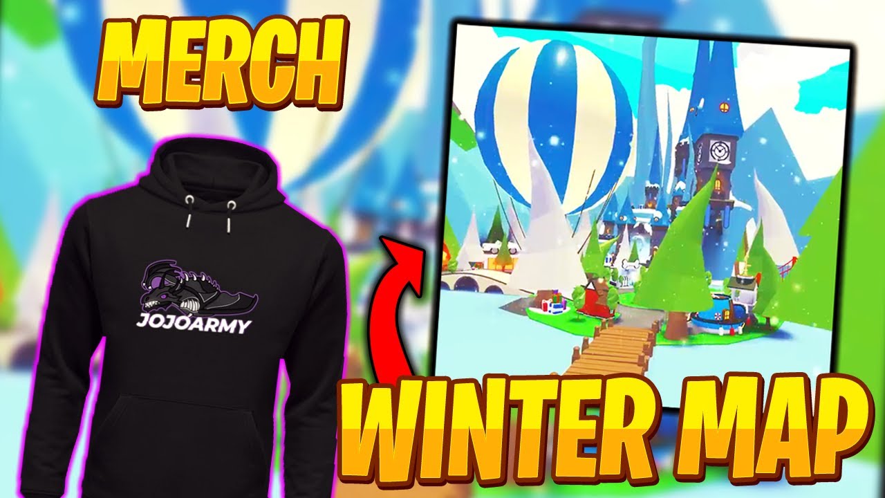 Adopt Me WINTER Map und mein EIGENER Merch gezeigt | Roblox/Deutsch ...