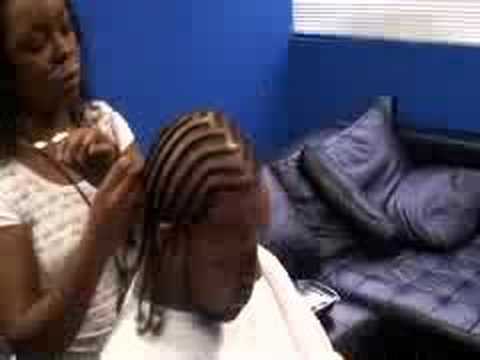 Slim Thug gettin his hair braided - YouTube