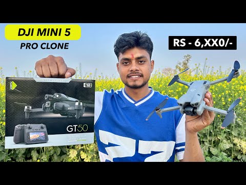 Let’s Unbox GT50 Best Dji Clone Drone With HD Camera & Display Remote 