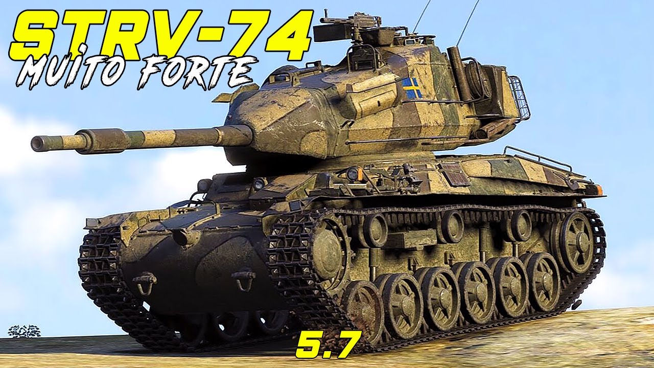Esse tanque leva quase tudo com um tiro | STRV 74 War Thunder ...