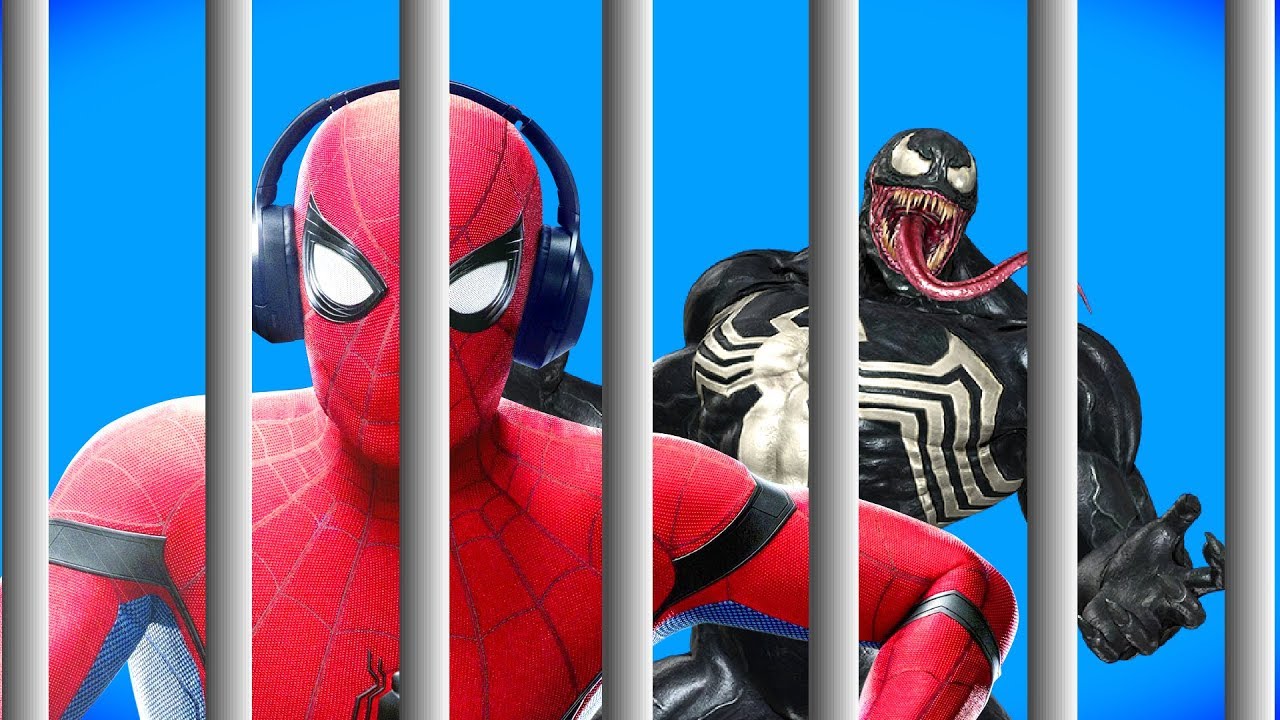 Venom and Spider-Man in Jail! - Gmod Cops And Robbers (Garry's Mod ...