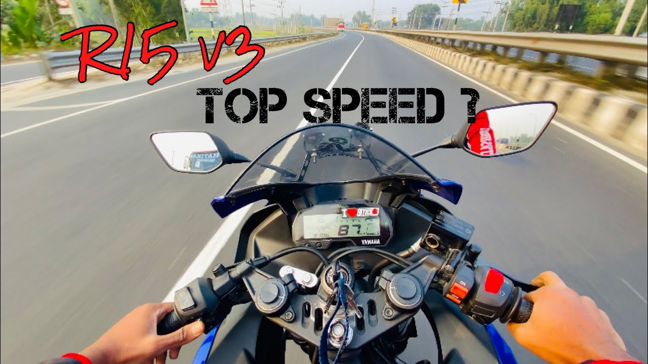 Yamaha R15 V3 Top Speed Test | Gorib Rider - YouTube