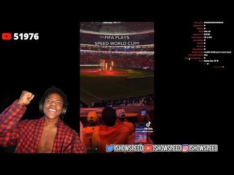 iShowSpeed Reacts To His Song Used In WORLD CUP 😂