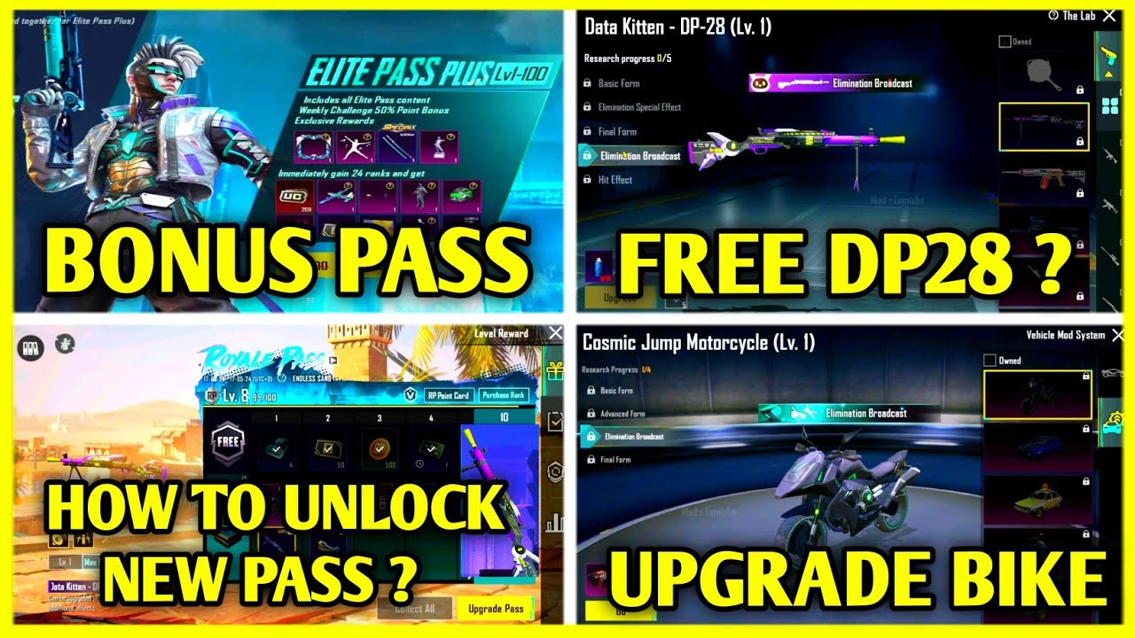 🔴Bonus Pass Full Concept Explained In Pubg Mobile | How To Get Upgrade ...