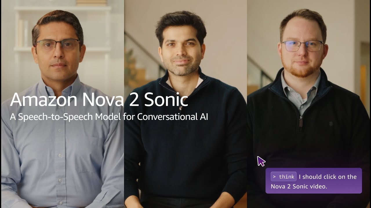 Introducing Amazon Nova 2 Sonic | Amazon Web Services - YouTube