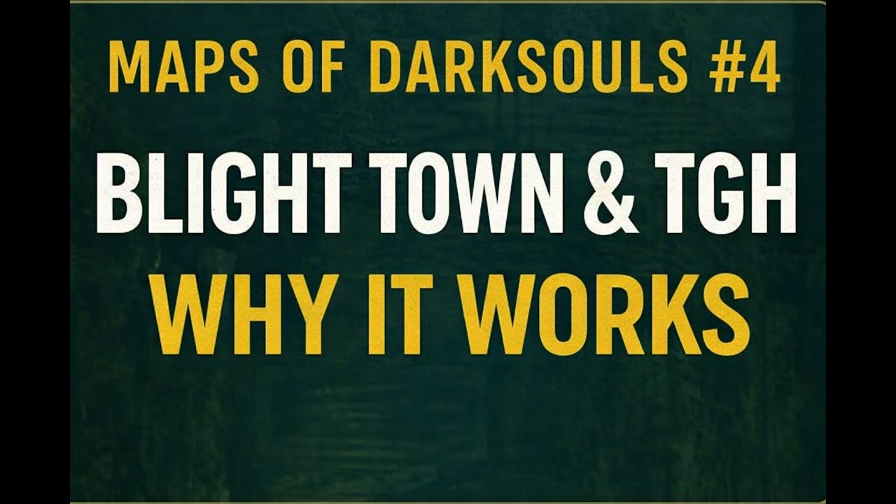 The SECRETS hidden in Blight town... Dark souls Level Design deep dive ...