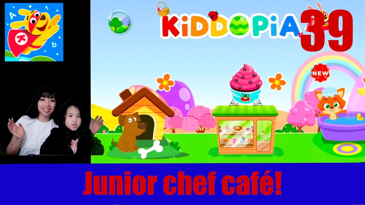 KIDDOPIA Junior Chef's Cafe gameplay with Ella and Mommy | EP 4 | Preschool Education - YouTube