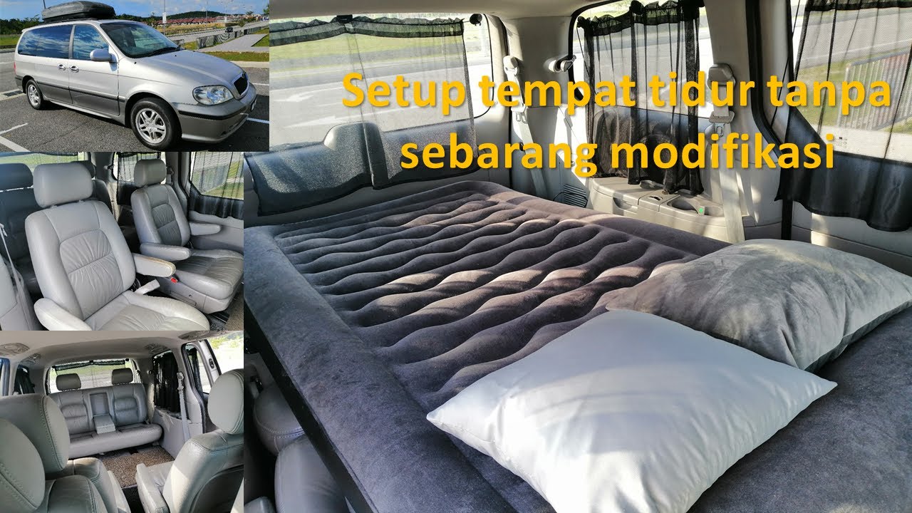 Cara setup tempat tidur tanpa sebarang modifikasi | Naza Ria Camper Car ...