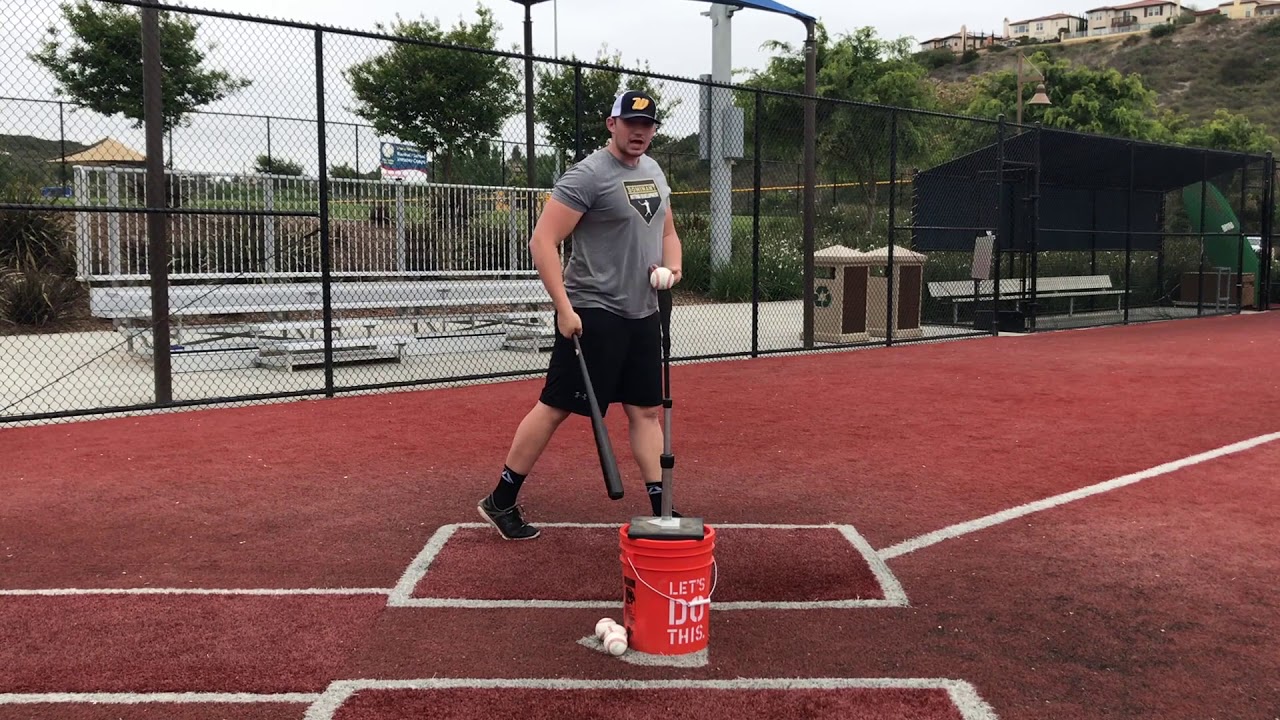 High Tee Drill - Baseball Hitting Drills - YouTube