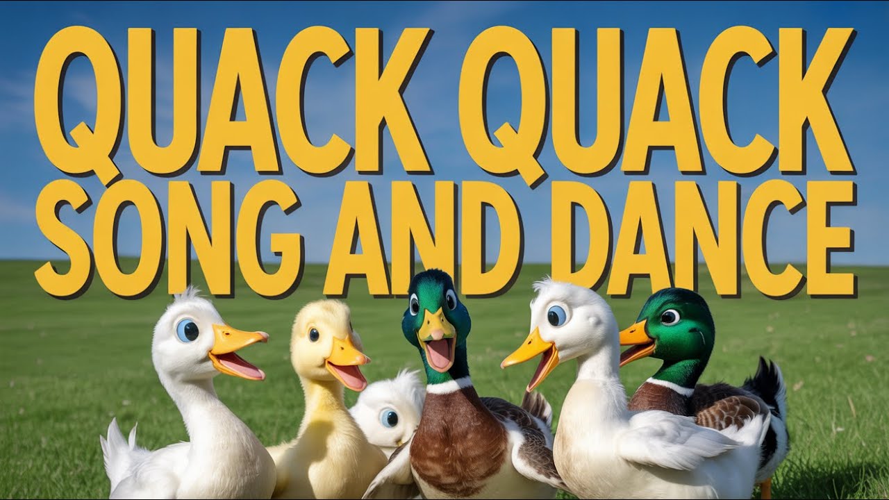 Quack Quack Little Ducks | English Children’s Song for Toddlers and ...