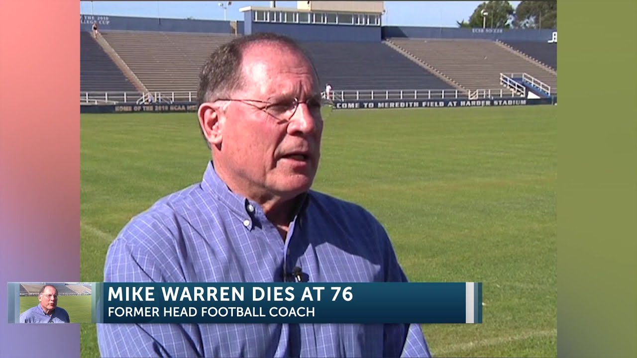 Fomer local football head coach coach Mike Warren dies at 76 - YouTube