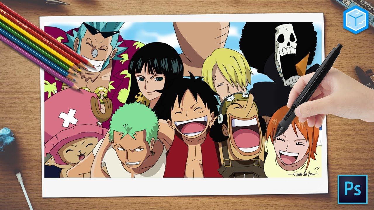 Drawing ONE PIECE - Speed Drawing - YouTube