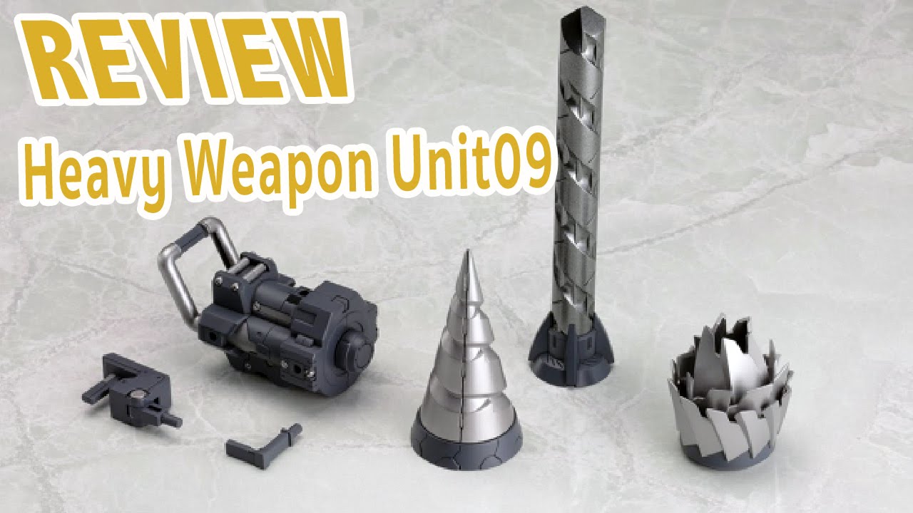 [รีวิว] M.S.G - Heavy Weapon Unit 09 Vortex Driver & Gimmick Unit 01 By ...