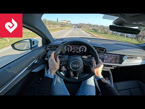 POV Audi A3 40 TFSI e 2025 | Walkaround, Interior, Driving, Launch Control